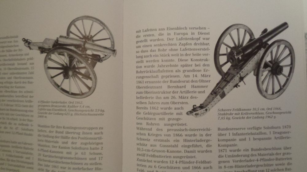 Solothurner Artillerie Urban Fink Schweizer Wehrgeschichte (Gebraucht) in Bellach für CHF 5.6 ...