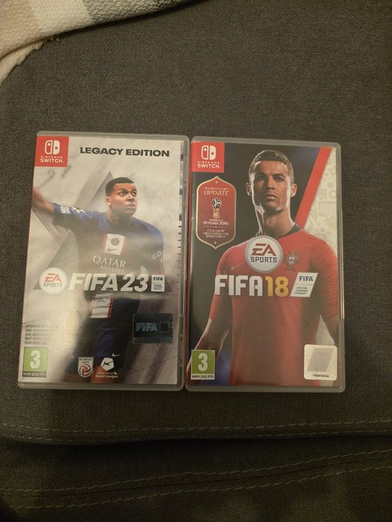 Nintendo Switch: FIFA 18 & FIFA 23 - Top Zustand! (Gebraucht) in ...