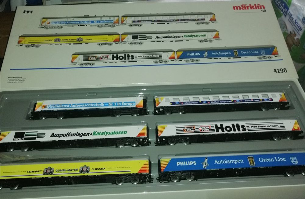 MÄRKLIN - SHELL MESSEZUG 6-WAGEN SET - NEU OVP H0 (Neu und ...