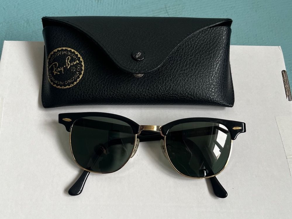 VINTAGE Original Ray Ban Clubmaster 80'S Bausch & Lomb | Kaufen auf Ricardo