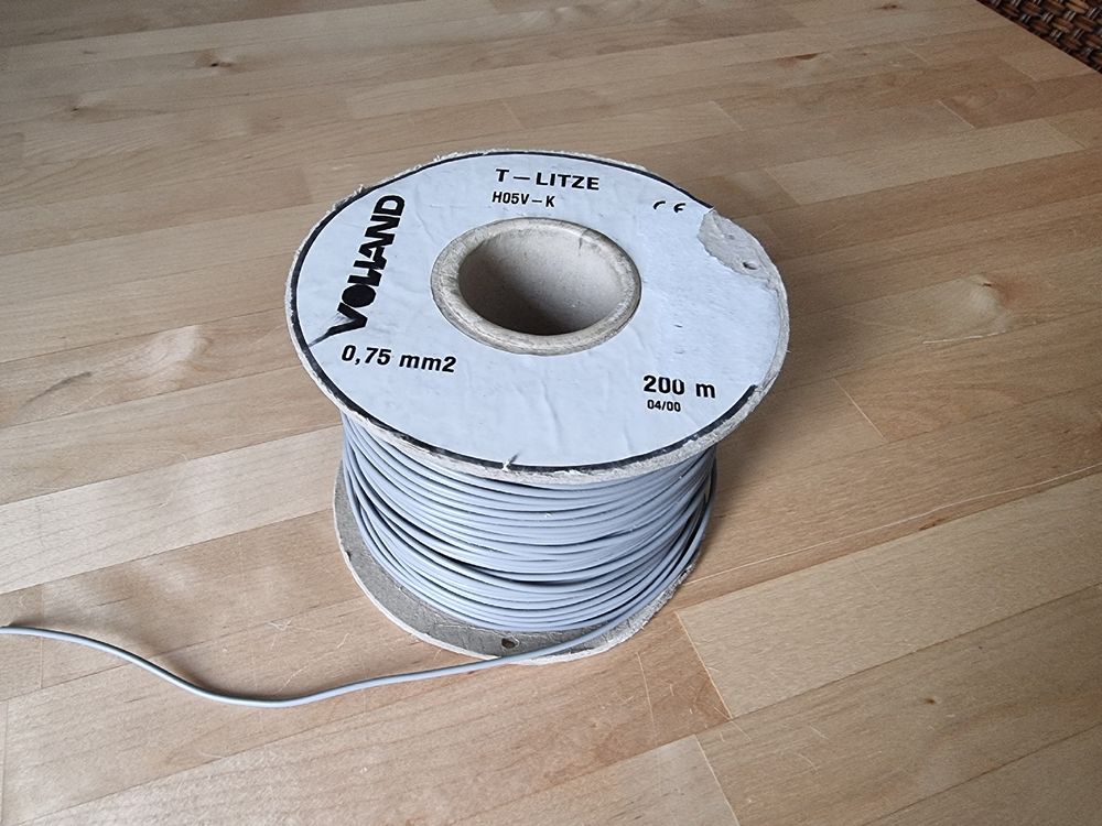 Litze 0.75mm à 200 Meter. | Kaufen auf Ricardo