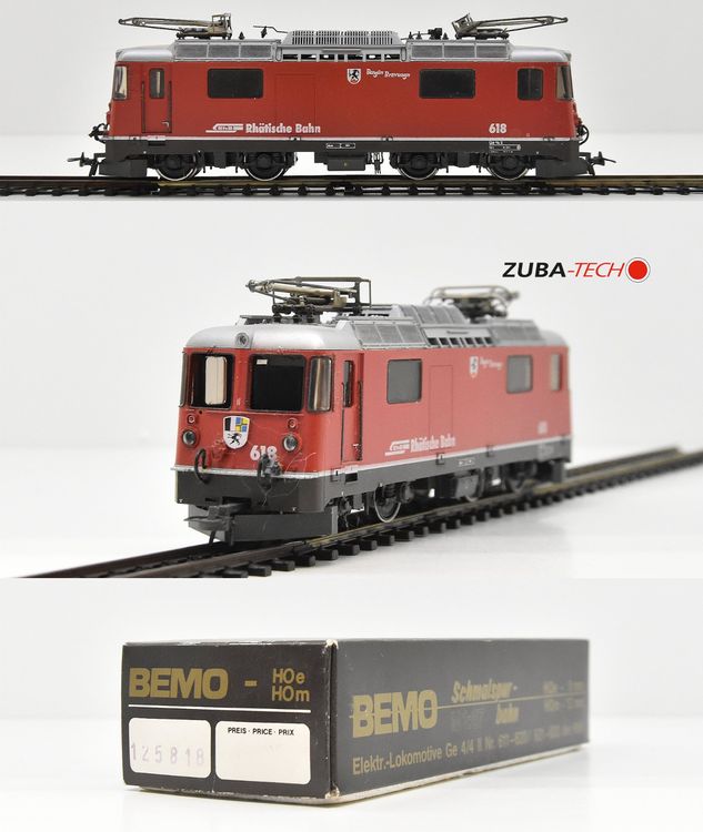 Bemo 1258 128 E-Lok Ge 4/4II "Bergün" RhB, H0m GS Analog OVP (Gebraucht) in St. Gallen für CHF ...