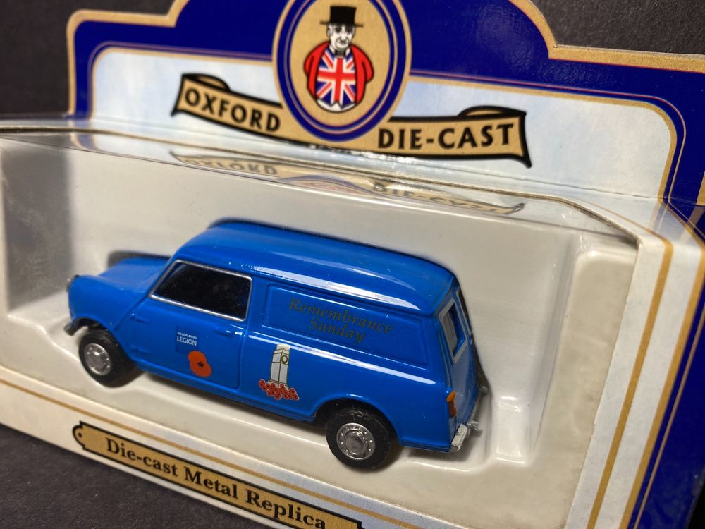 Mini Van Remembrance Sunday - Oxford 1:43 OVP (Neu und originalverpackt ...