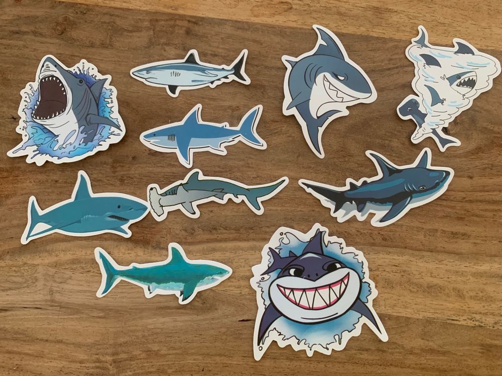 10x Sticker Hai (Neu und originalverpackt) in Geneve für CHF 0.7 – mit ...
