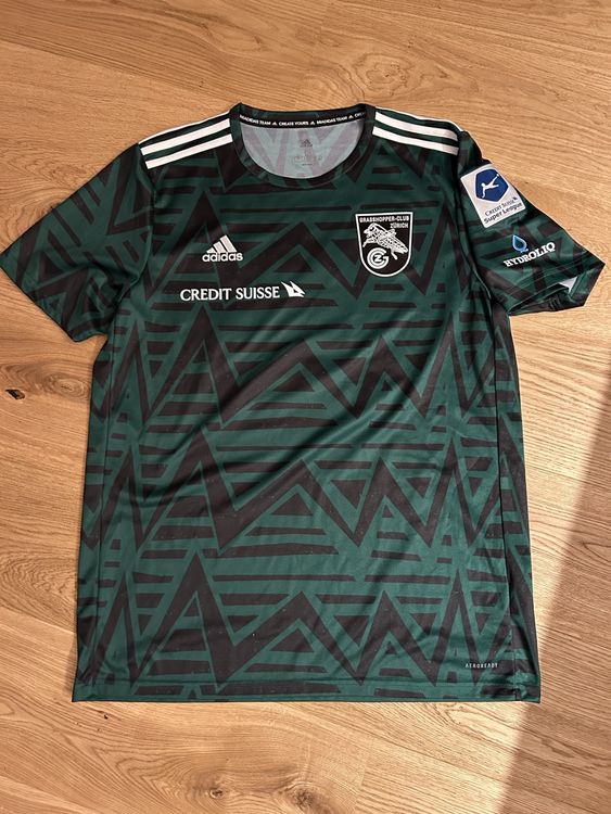 Matchtrikot/Spielertrikot Grasshopper Club Zürich GCZ (Gebraucht) in ...
