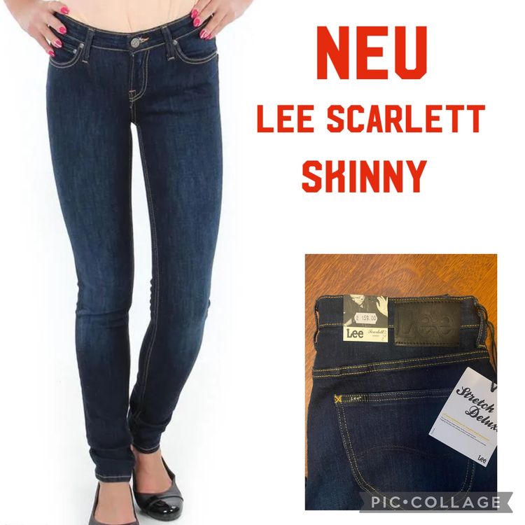 Neu Lee Jeans Scarlett Skinny OVP 159.-CHF Damen Hose -24 (Neu und originalverpackt) in ...