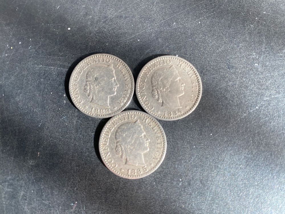 CH: 20 Rappen 1883 / 1884 / 1885 | Kaufen auf Ricardo