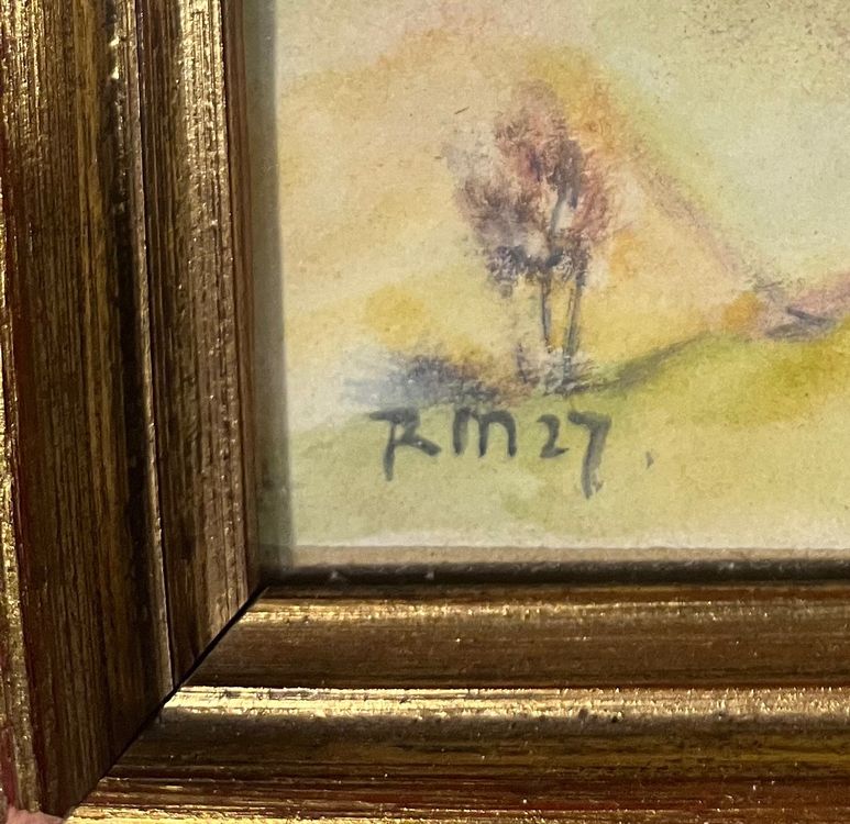 Rudolf Müller (1892-1972) Landschaft Aquarell (Gebraucht) in Hochdorf für CHF 5 – mit Lieferung ...