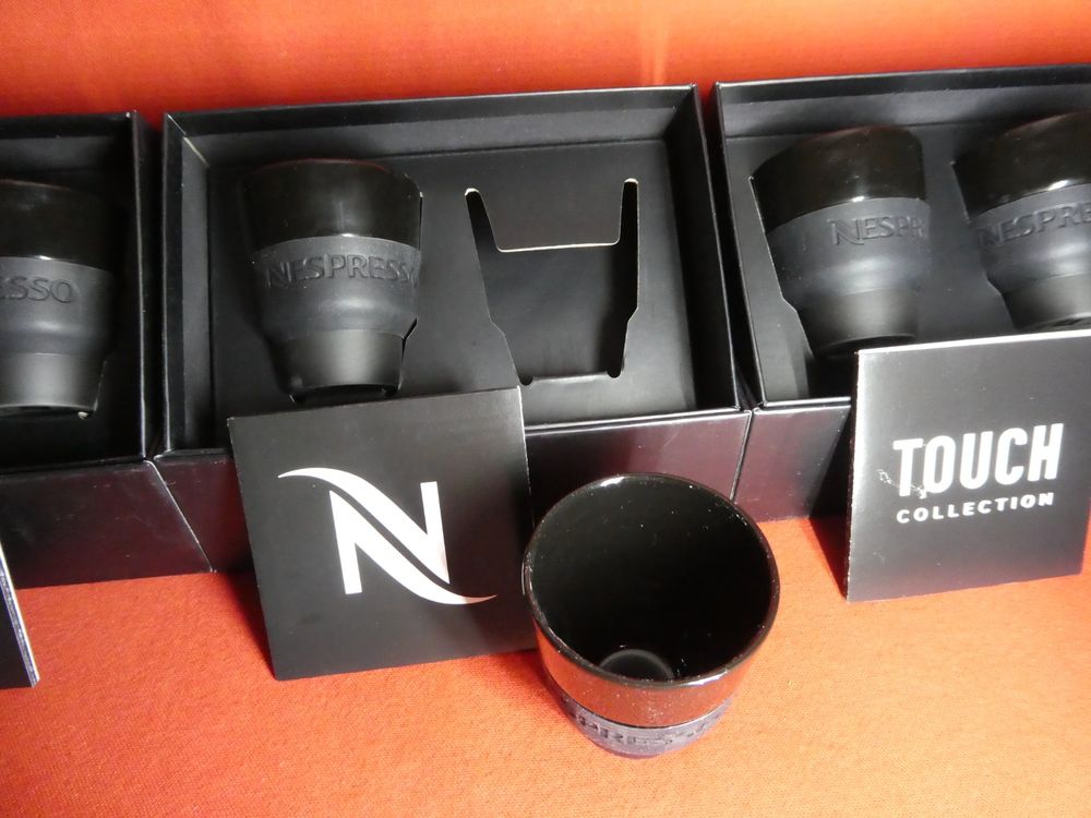 NESPRESSO 6 CUPS Touch Collection Black Espress by Geckeler (Neu und ...