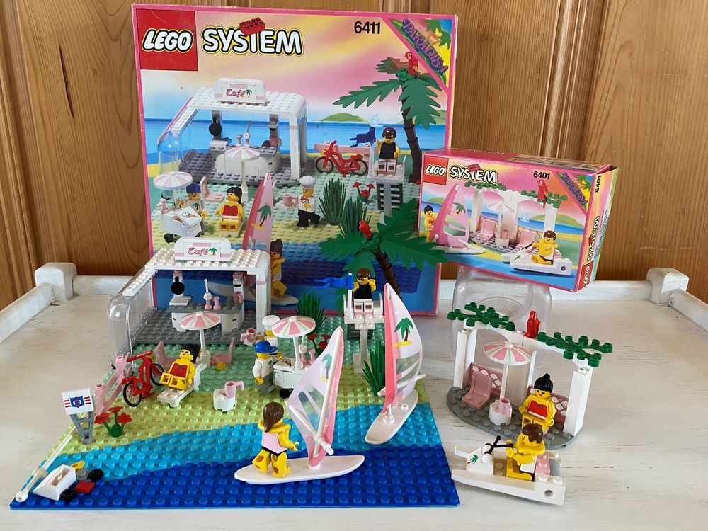 LEGO Paradisa Nr. 6411 Strandcafe + Nr 6401 Strandoase, OVP (Gebraucht ...