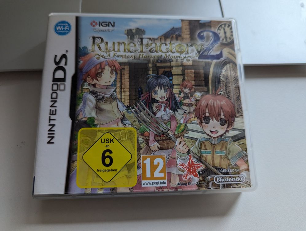 Rune Factory 2 - Harvest Moon Nintendo DS Game Rare (Gebraucht) in ...