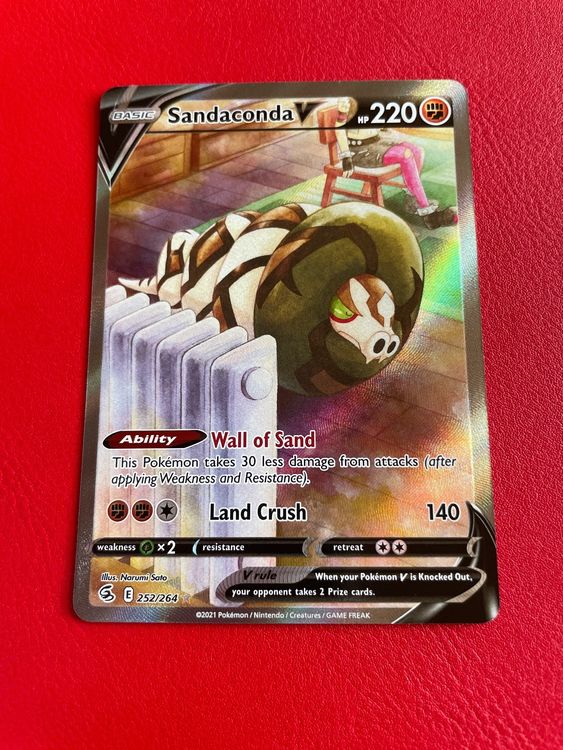 Pokemo Sandaconda V Alternativ Hyper Rare mega selten Top | Kaufen auf ...
