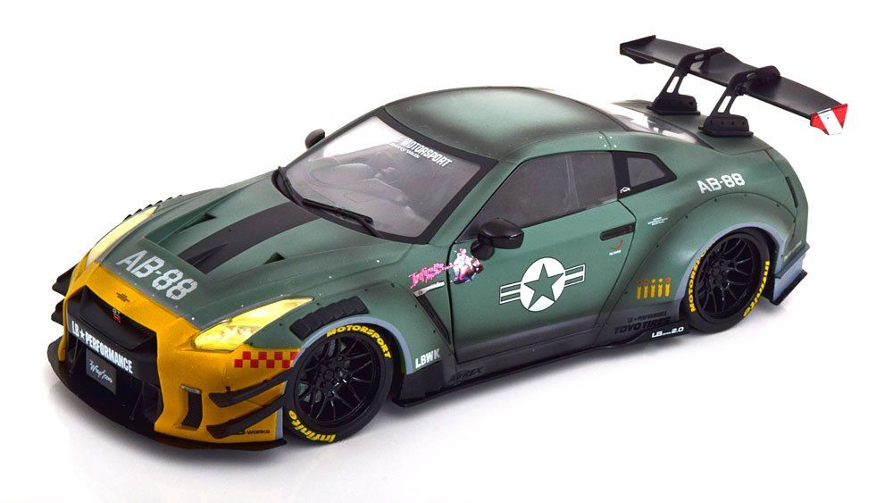 NISSAN GT-R R35 LIBERTY WALK BODY KIT 1:18 SOLIDO | Kaufen auf Ricardo