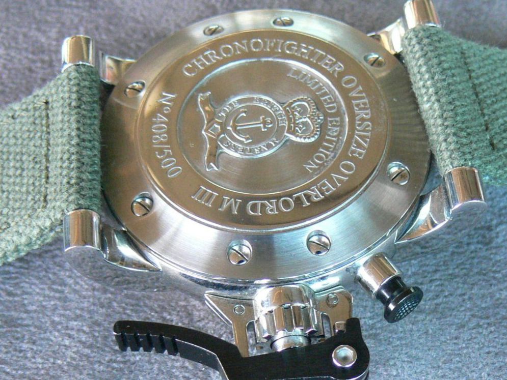 Graham Chronofighter overlord III Spitfire 47mm Automatic (Gebraucht ...