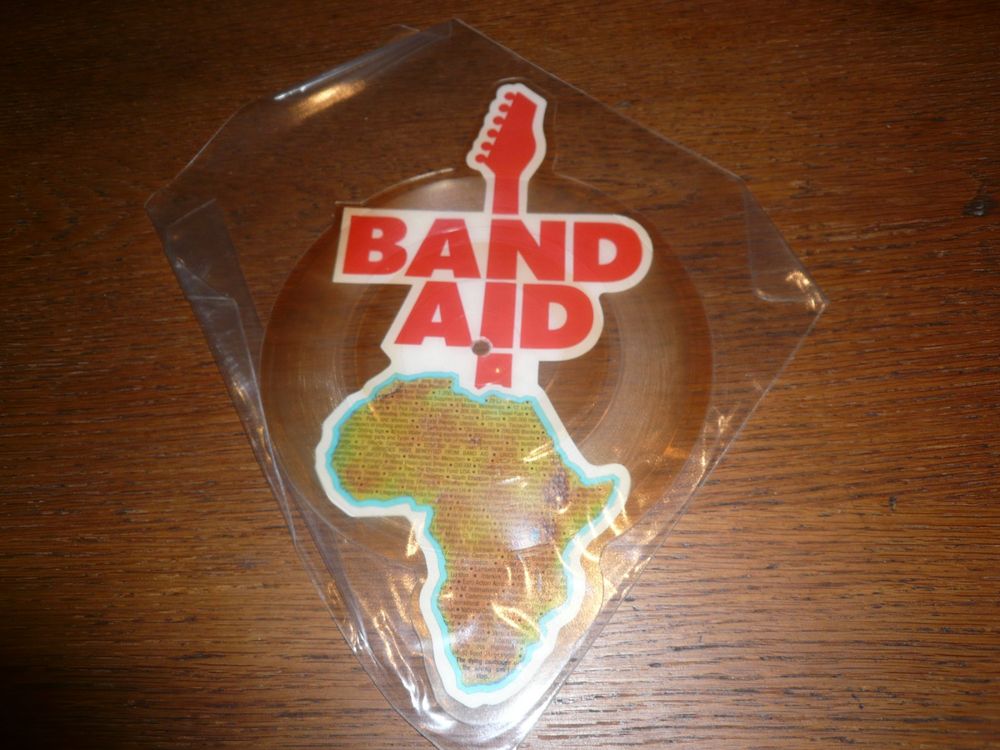 Band Aid – Do They Know It's - SHAPE PICTURE DISC - UK 1985 (Neu und ...