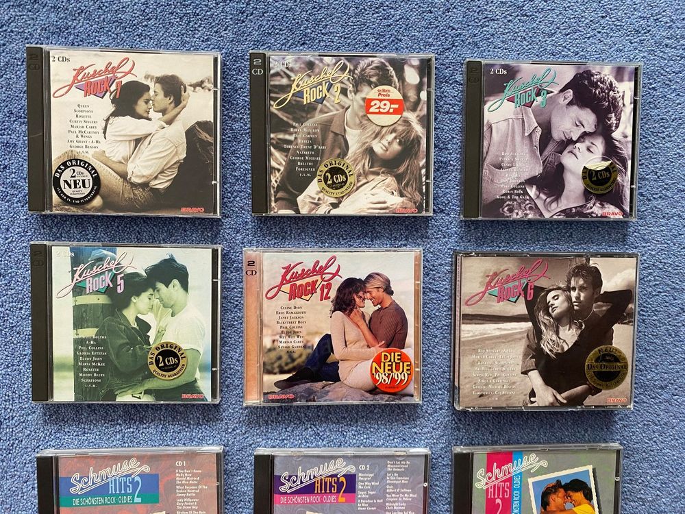 6 x Doppel-CD Kuschelrock und 3 x CD Schmuse-Hits | Kaufen auf Ricardo