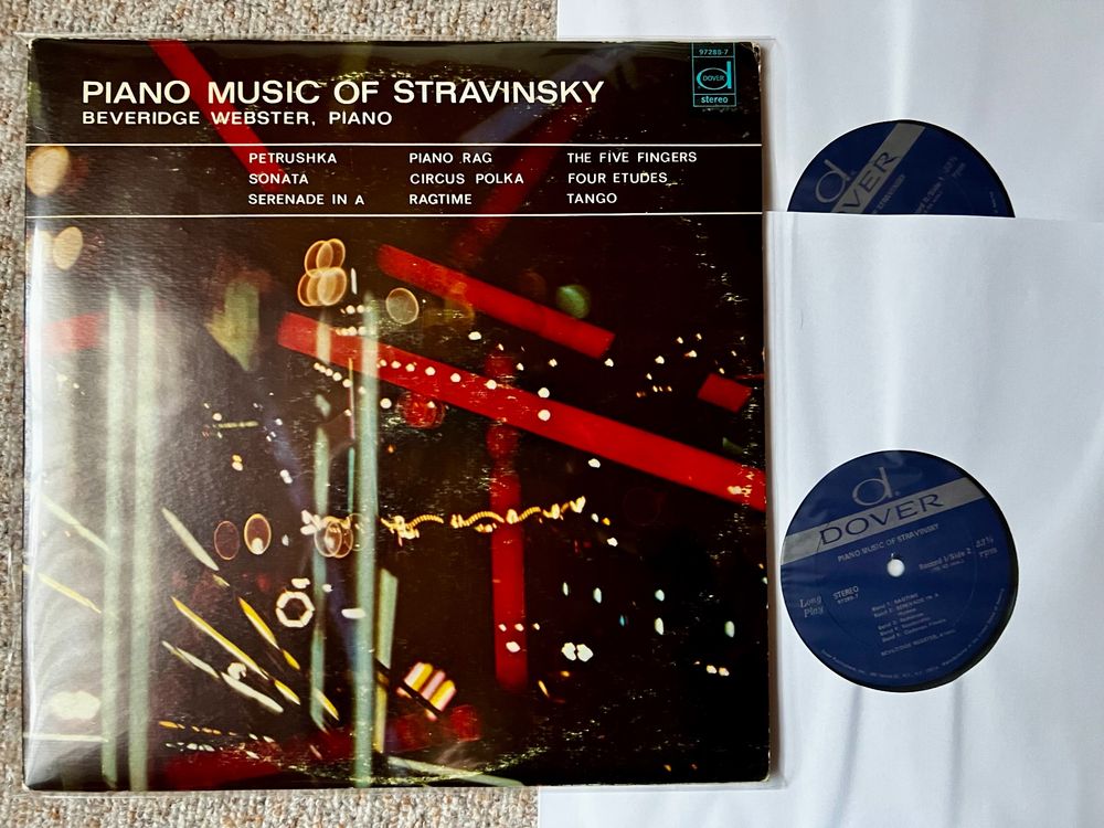Piano Music Of Stravinsky B. Webster 2 LPs GEWASCHEN TOP (Gebraucht) in Unterseen für CHF 11.9 ...