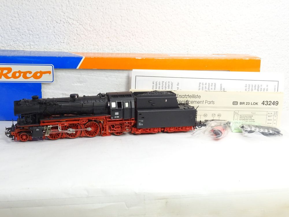 Roco 43249 Dampflok BR23 100 DB, Schwarz, Analog, H0,GS/DC (Neu und ...
