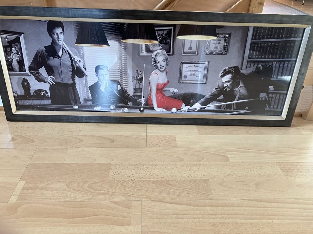 Hollywood Stars Bild Marilyn Monroe James Dean Elvis Presley | Kaufen auf Ricardo