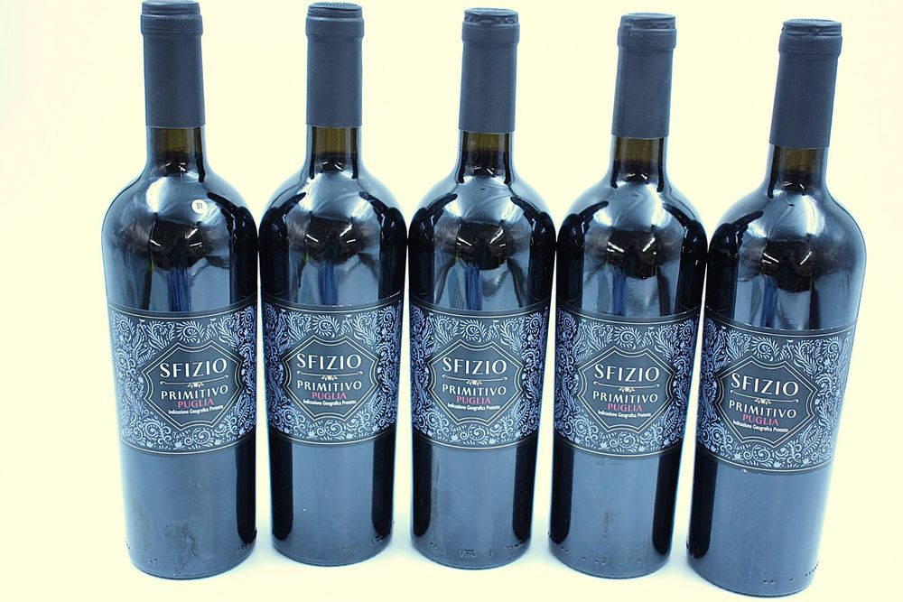 5x SFIZIO Primitivo Puglia 2021 - Rotwein (25042383Z) (Neu (gemäss ...
