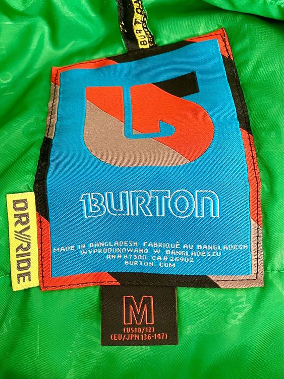 Burton Skijacke Grösse M (136-147) (Gebraucht) in geroldswil für CHF 5 ...