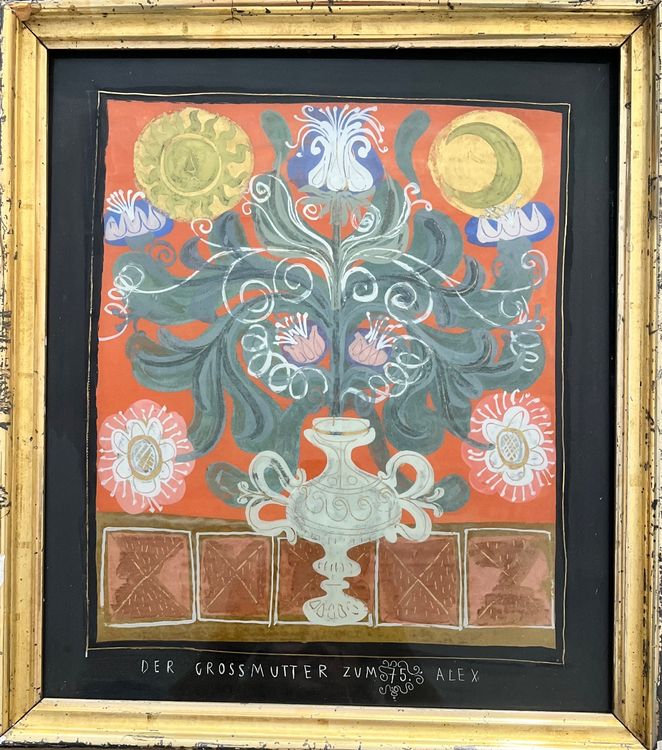 Plakat Entwurf Gounasch Gemälde von Alex Stocker (Gebraucht) in ...