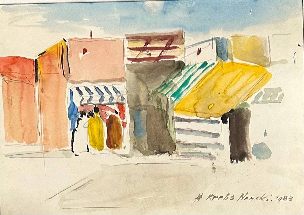 Interessante doppel seite Aquarell Unl Sig (Gebraucht) in Hochdorf für CHF 5 – mit Lieferung auf ...