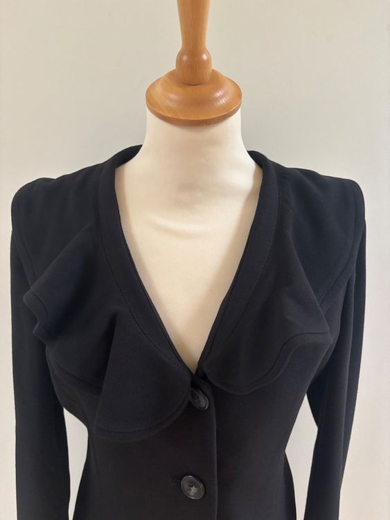 NADINE Milano - Neuw. Mantel - Stretch - schwarz- Größe 36 (Gebraucht ...