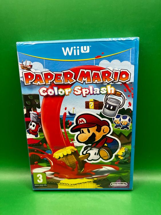 Paper Mario Color Splash (mehrsprachig) - Wii U (NEU) | Kaufen auf Ricardo