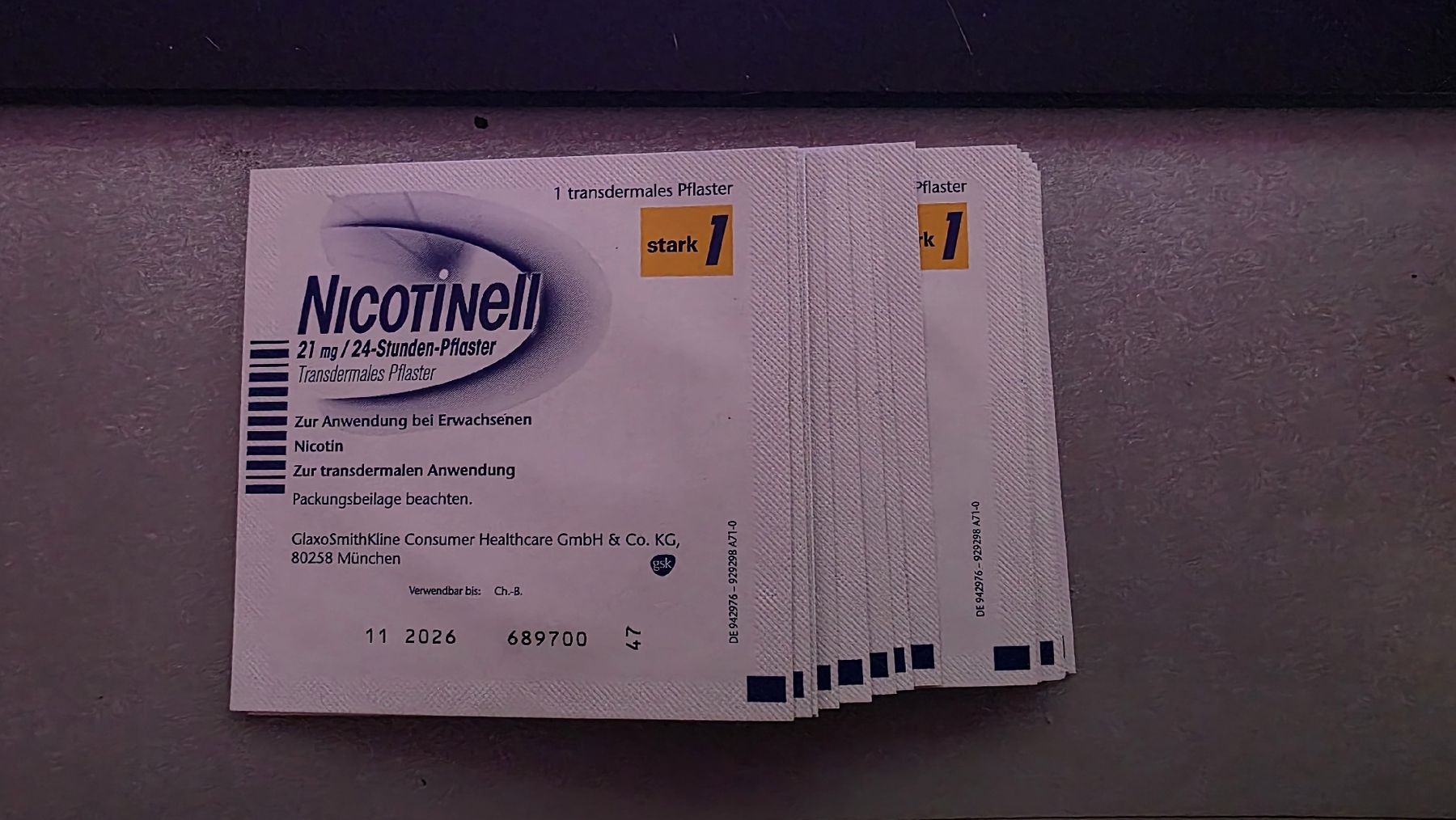 NICOTINELL 21mg Pflaster, Stark 1, noch 16 Stück (Neu (gemäss ...