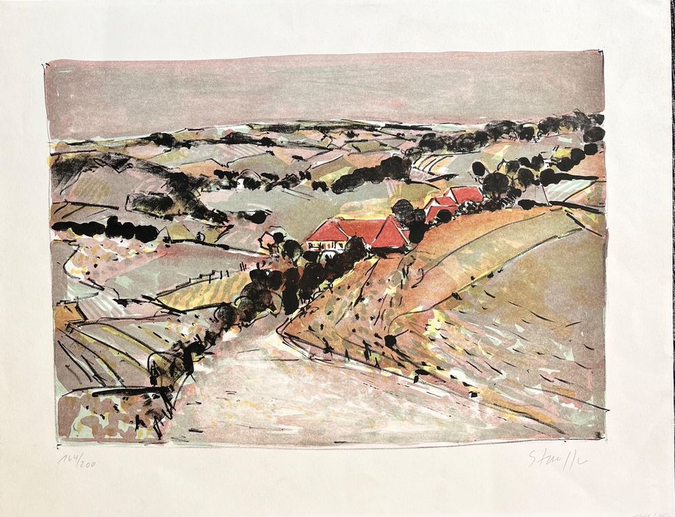 Fred Stauffer (1892-1980) Lithographie Handsigniert | Kaufen auf Ricardo