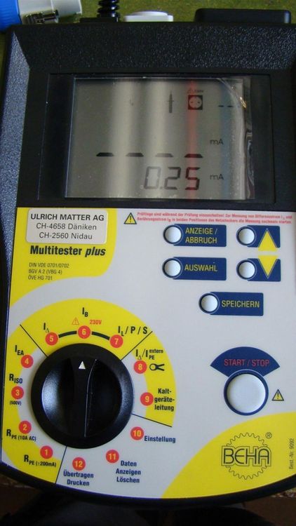 Multitester BEHA Unitest 0701 / 0702 (Gebraucht) in Frutigen für CHF ...