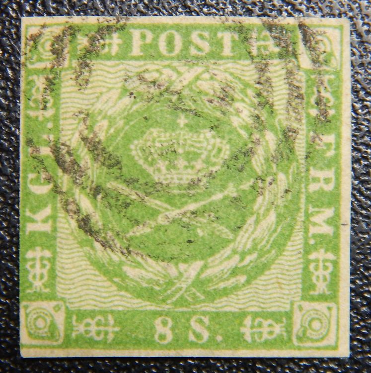 Dänemark Kat. 8 gest. 1858 sign. Kat. 100 Euro | Kaufen auf Ricardo