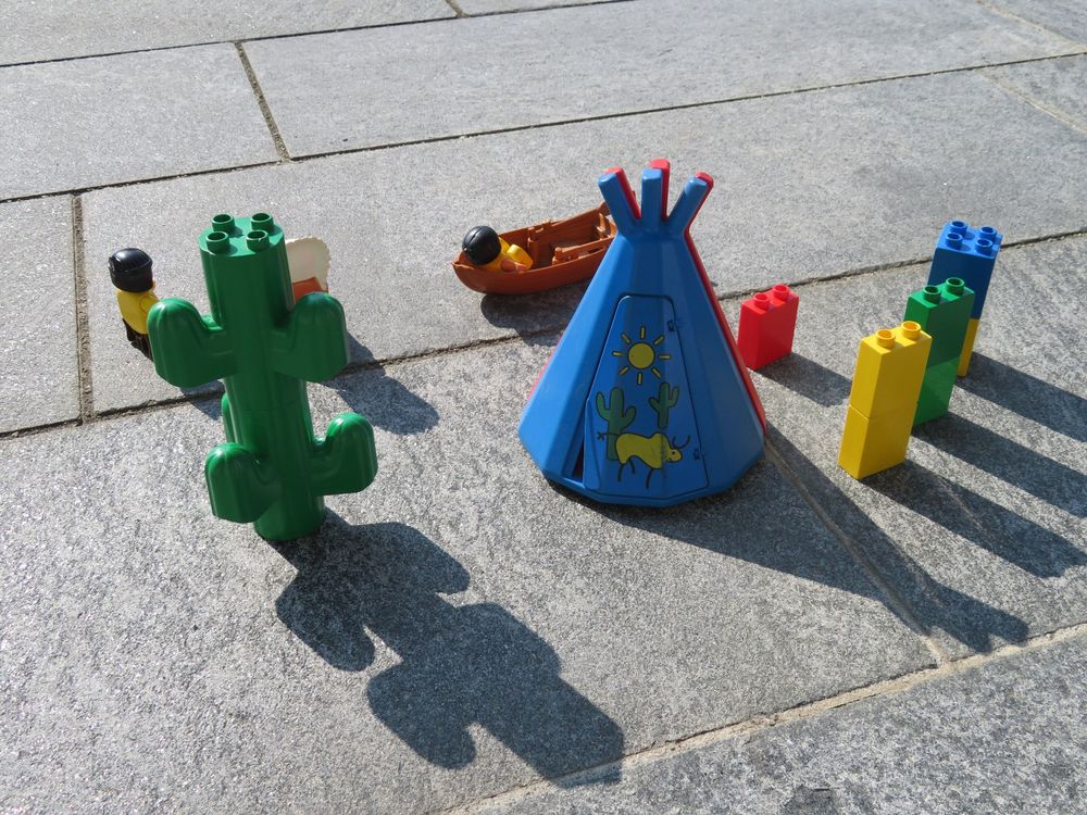 Duplo (von Lego) Indianer mit Tipi, Kaktus, Kanu usw.... | Kaufen auf ...