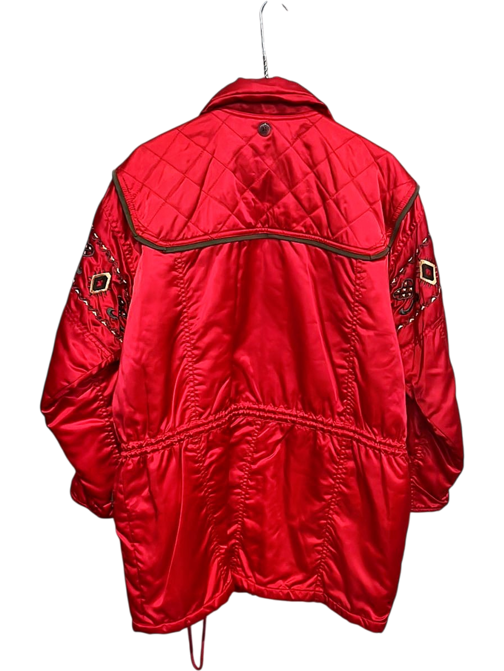 Vintage Red Style of Fashion Quilted Parka Jacket with (Gebraucht) in ...