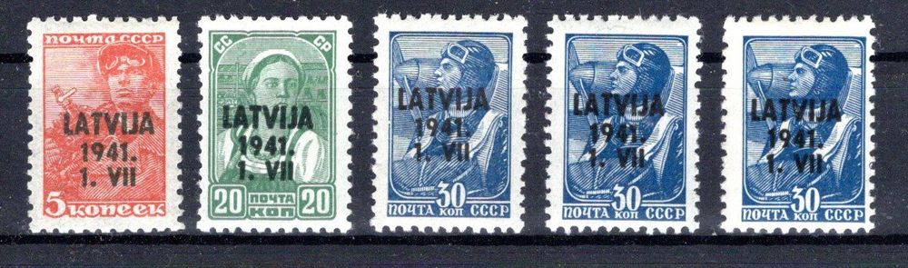 DR Lettland Nr. 1, 2 und 5 ** (Gebraucht) in Grellingen für CHF 2 – mit Lieferung auf Ricardo kaufen