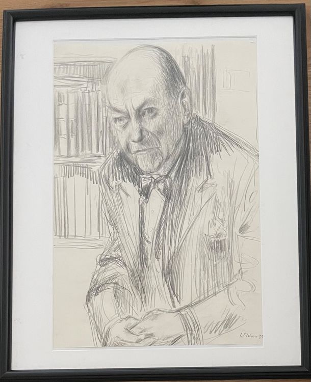 Leonhard Meisser (1902-1977) Portre Zeichnung | Kaufen auf Ricardo