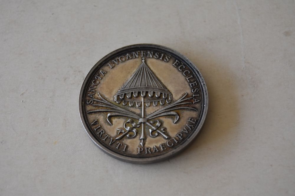 Silber Medaille für Bischof Alfredus Peri Morosinus (Gebraucht) in ...