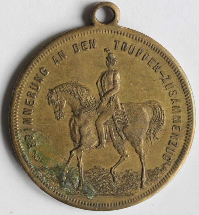 SWISS ARMY MEDAILLE - TRUPPEN ZUSAMMENZUG 1889 (Gebraucht) in Riehen ...