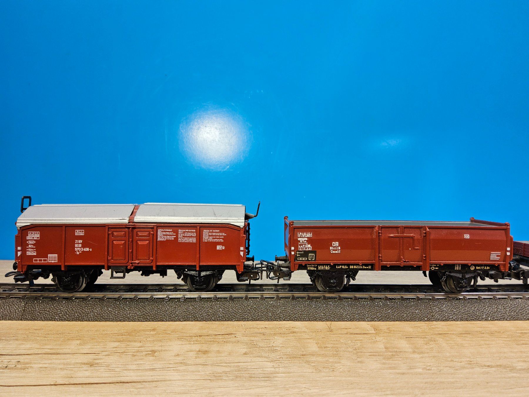 4 x Märklin _ Güterwagen Zug _ Vintage blech Modelle Spur H0 (Gebraucht ...