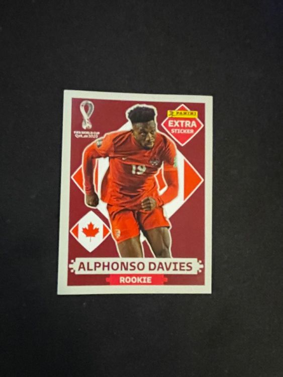 Panini WM in Qatar 2022 | Alphonso Davies Rookie Base Card | Kaufen auf ...