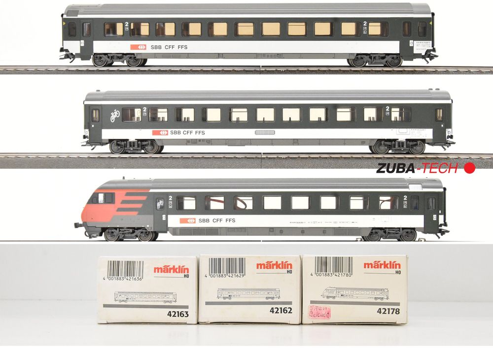Märklin 3x EW IV Personenwagen der SBB H0 WS mit OVP | Kaufen auf Ricardo