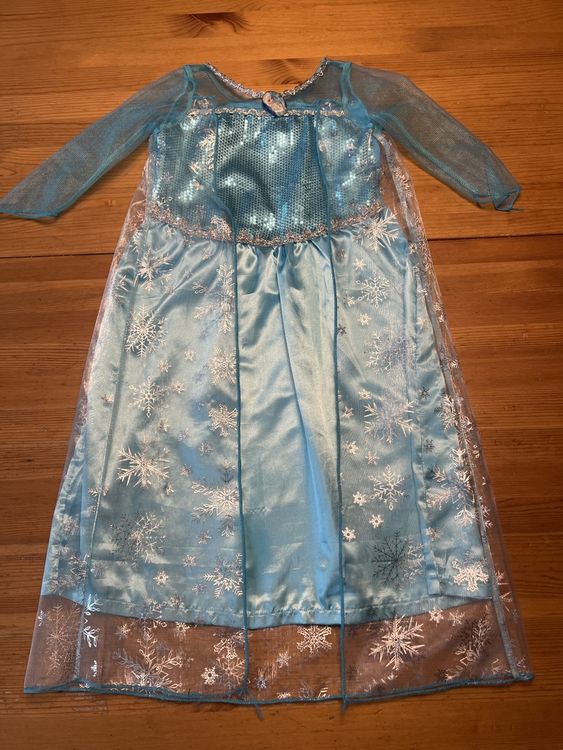 Elsa Kleid Prinzessin Schneekönigin Gr. 110/116 (Gebraucht) in Linden ...