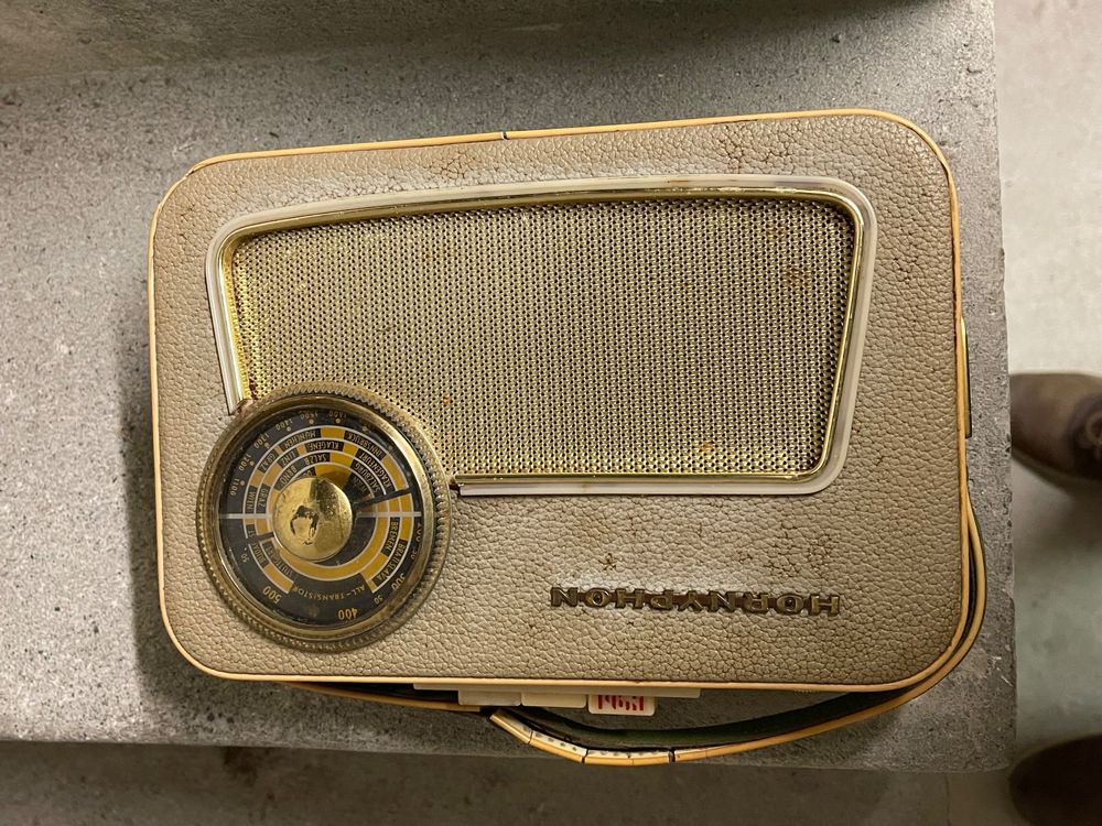 Vintage Hornyphon Radio Rarität! Kofferradio WL 399 T / 02 S (Defekt ...