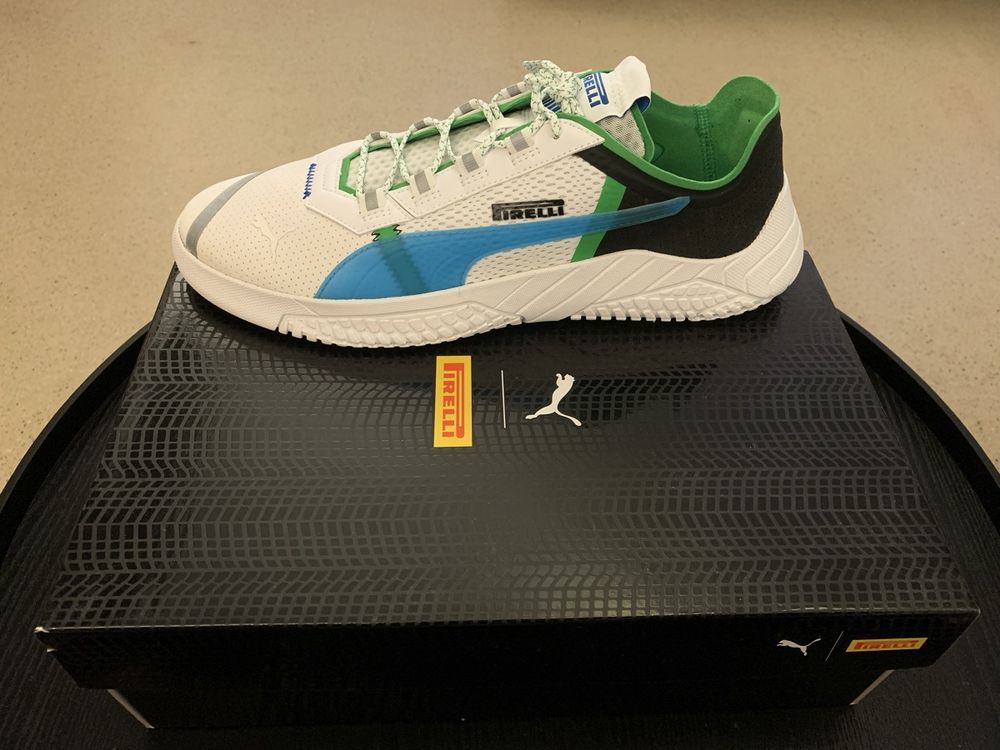 Puma Replicat X Pirelli (white-black-Classic Green) Größe 47 (Neu und ...