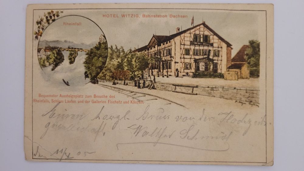 Dachsen ZH Hotel Witzig + Bahnhof 1905 (Gebraucht) in nunningen für CHF ...