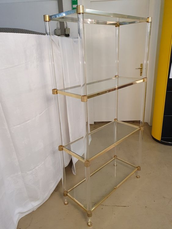 Sehr schönes Plexiglas-Regal aus den 80er Jahren (Ref. 185) (Gebraucht ...