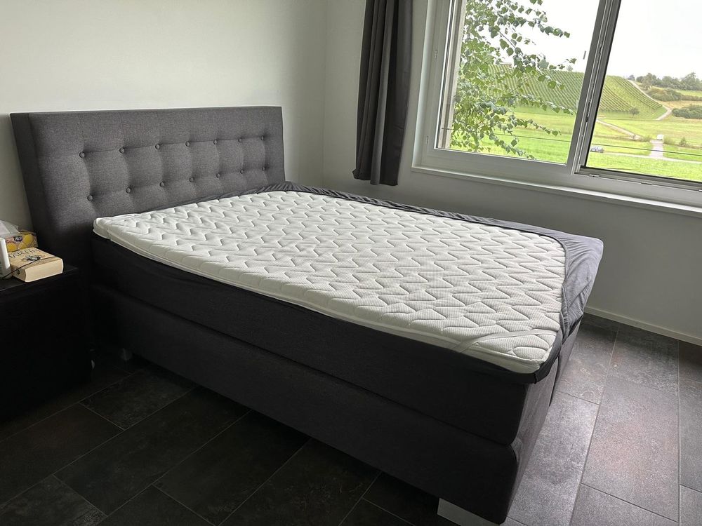 Boxspringbett Loimaa | v. Home24 | inkl. Topper | 140x200 cm (Gebraucht ...