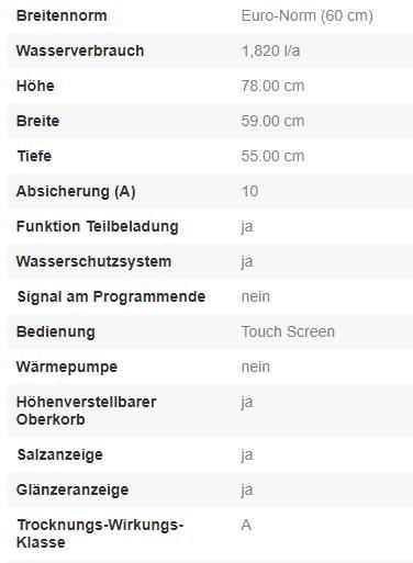 Geschirrspüler V-ZUG GS FV 6060 Vi | Kaufen auf Ricardo