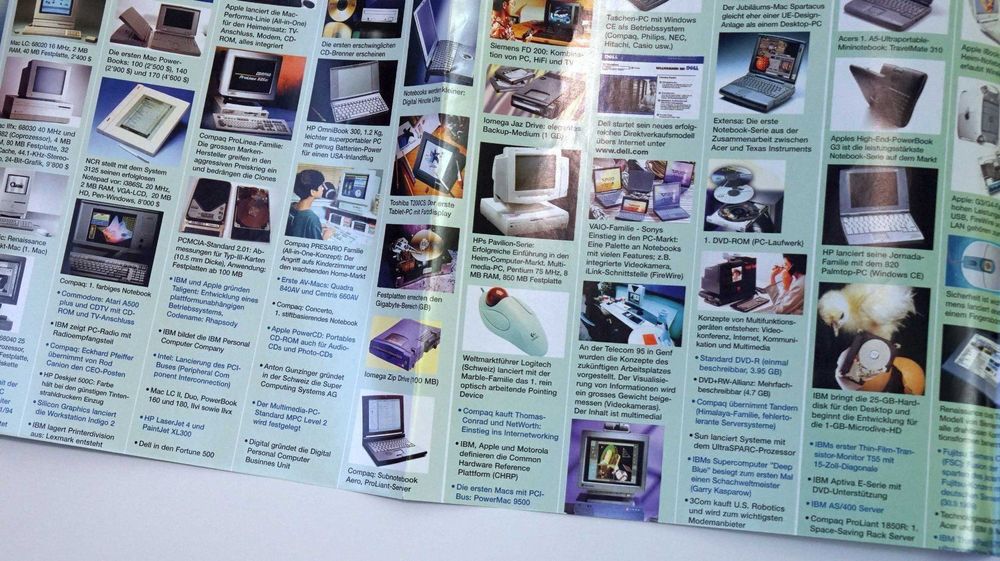 Poster "Meilensteine der PC-Revolution von 1977 bis 2003" (Gebraucht ...